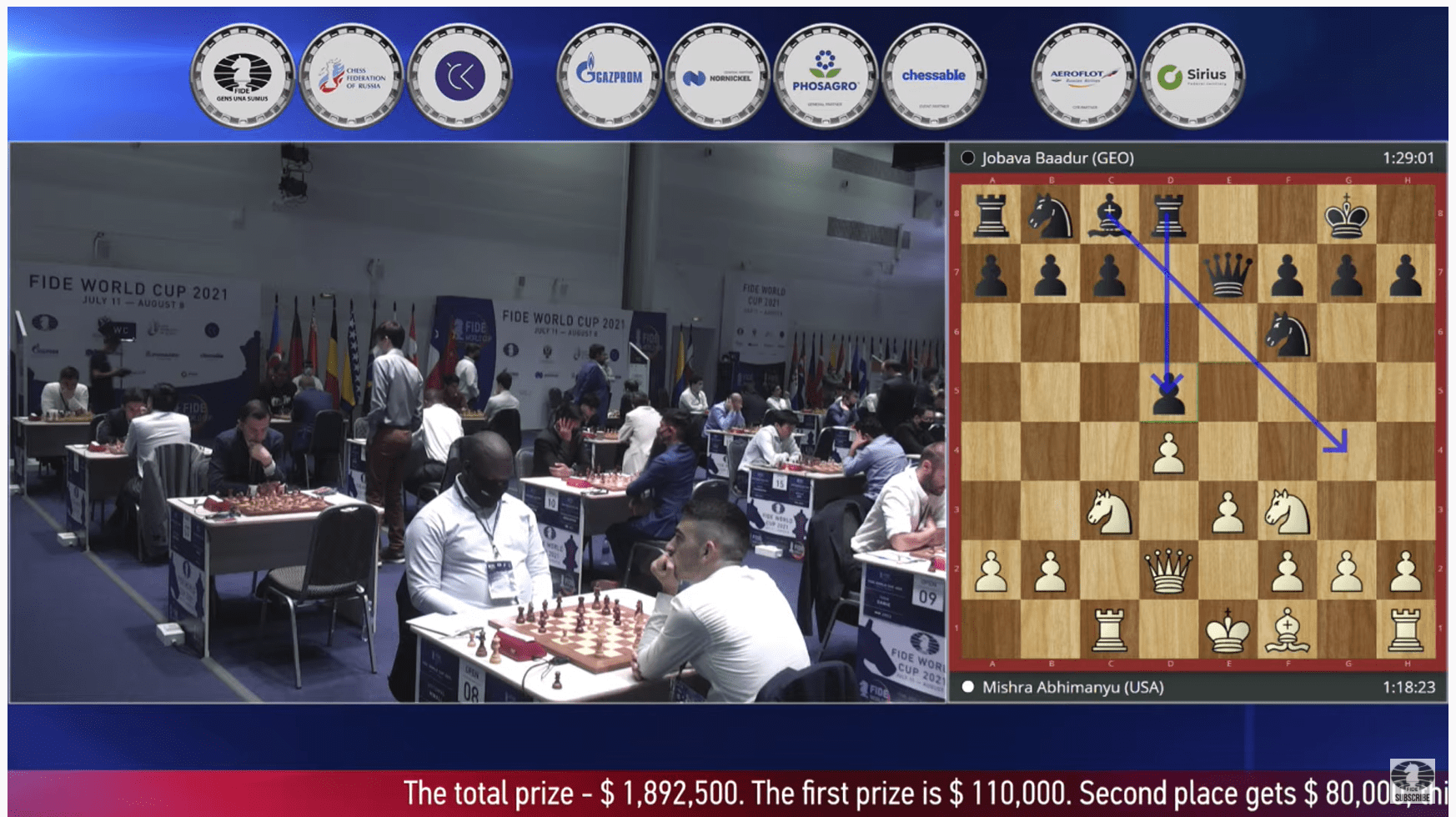 2021 FIDE World Chess Cup (Sochi, Russia) - The Chess Drum