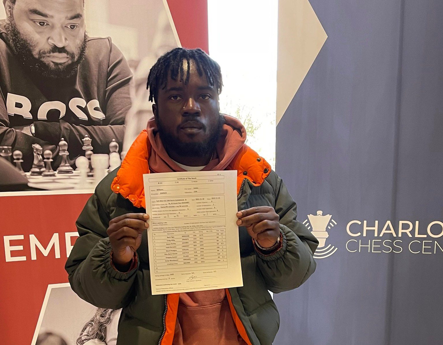 Justus Williams notches first GM norm! - The Chess Drum